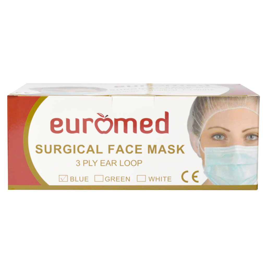 Face Mask 3ply with Ear Loop – Apple Med
